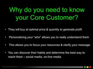 Brand Promise and Core Customer | POTX