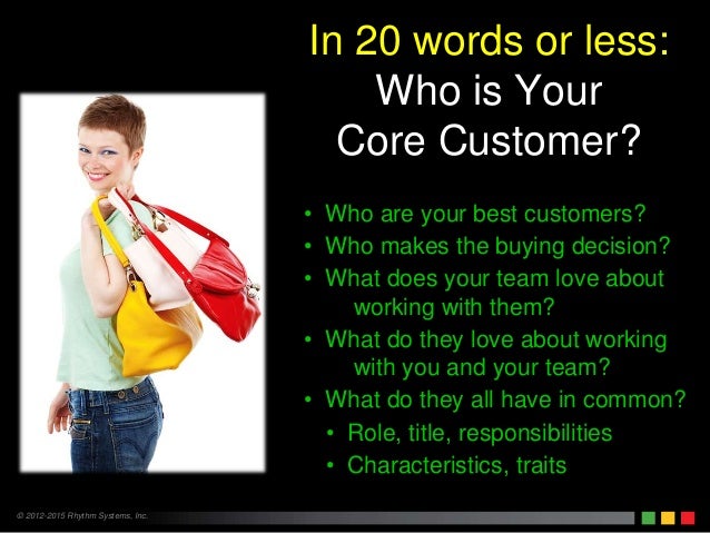 Brand Promise and Core Customer