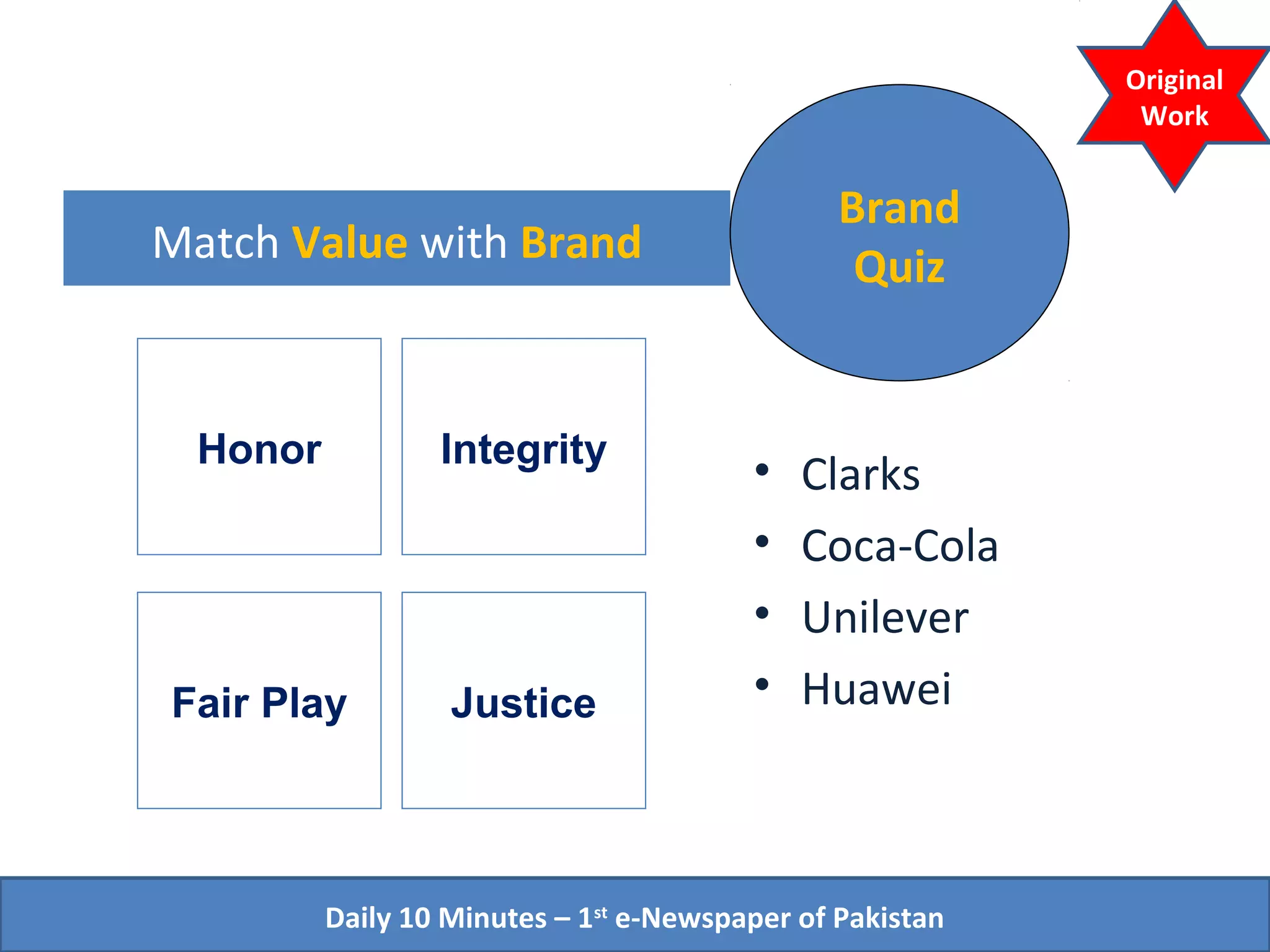 Brand-Value Quiz | PPT