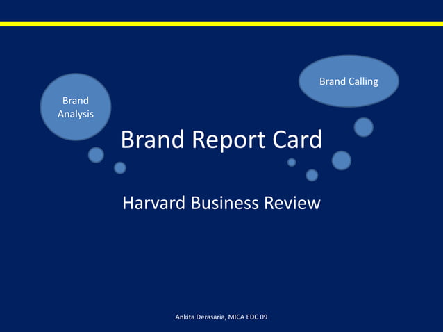 Brand report card | PPTX | Marketing and Advertising | Business