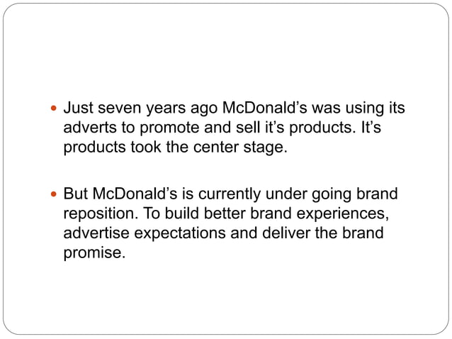 Brand repositioning | PPTX | Advertising Industry | Industries