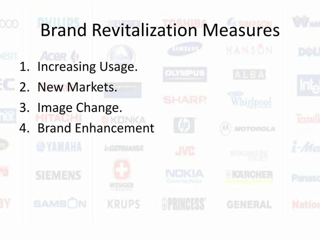 Brand revitalisation brand management | PPTX