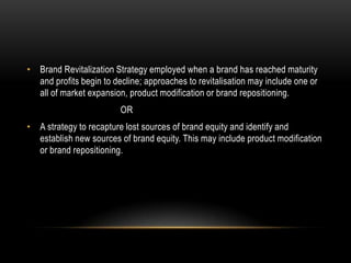 Brand revitalization | PPTX