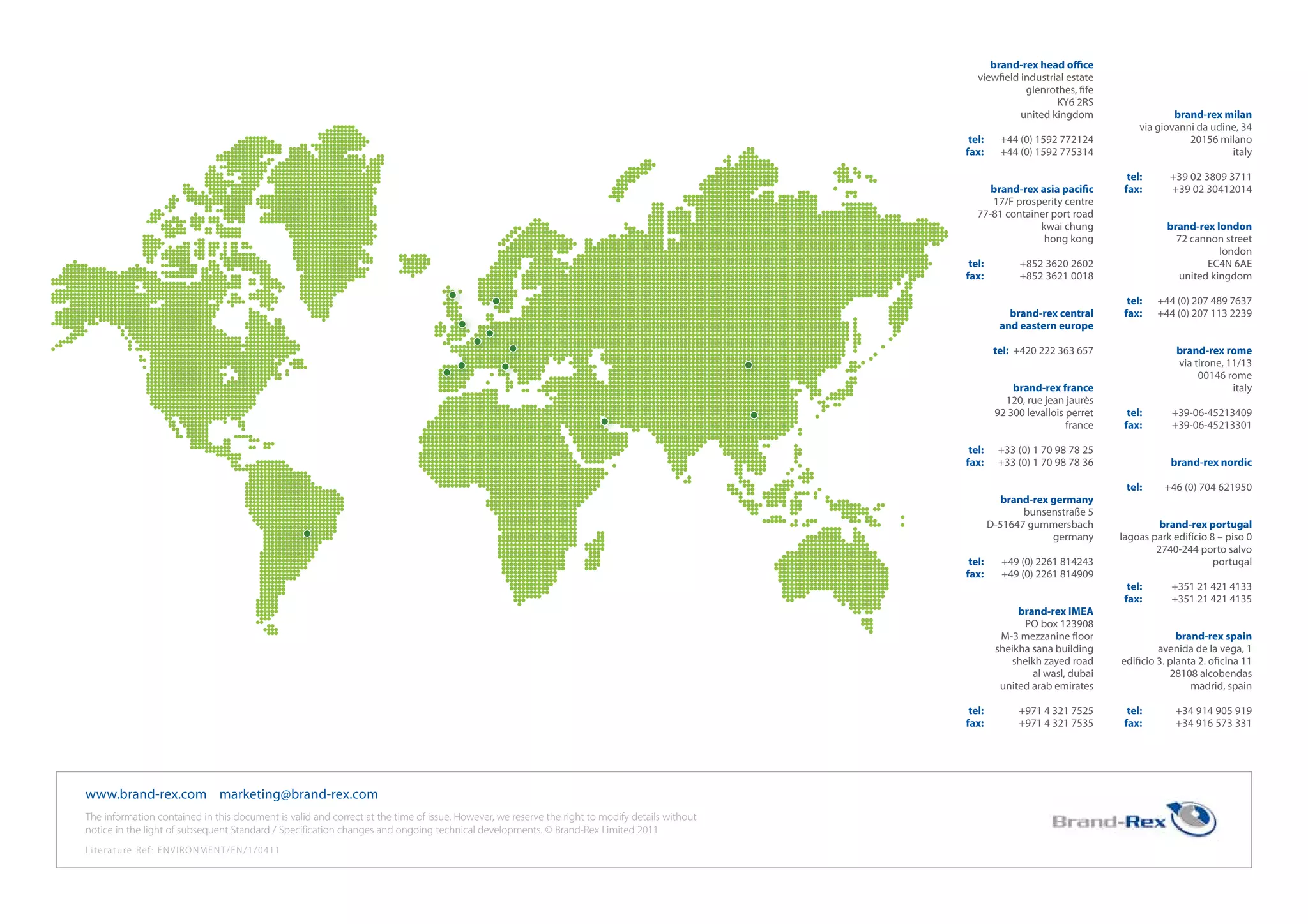 Brand Rex Environmental Brochure Web | PDF