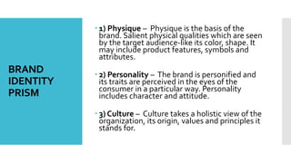 Brand Identity Prism | PPTX