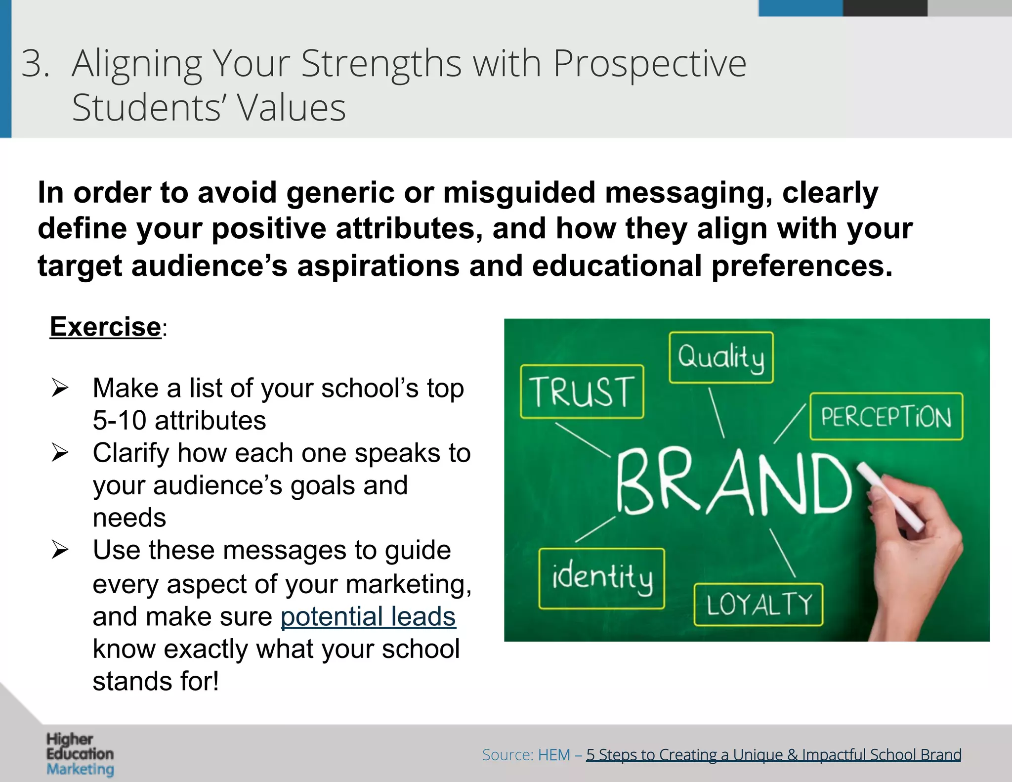 Create a Unique & Impactful School Brand | PPT