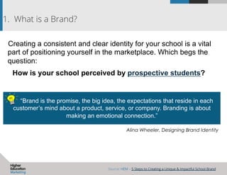 Create a Unique & Impactful School Brand | PDF