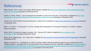 British Airways - Brand strategy | PDF