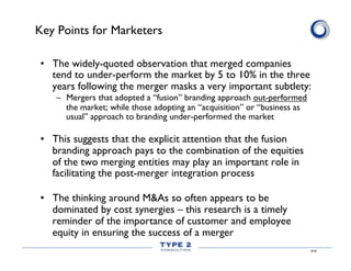 Brand Strategy and Mergers | PDF | Mergers and Acquisitions | Business ...