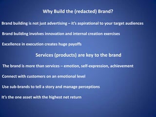 Brand Strategy Final To Client | PPT