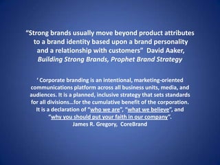 Brand Strategy Final To Client | PPT