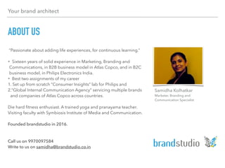 Brand studio for branding solutions | PDF