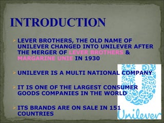 Brand unilever product walls | PPT
