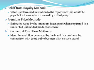 Brand valuation and accounting | PPTX