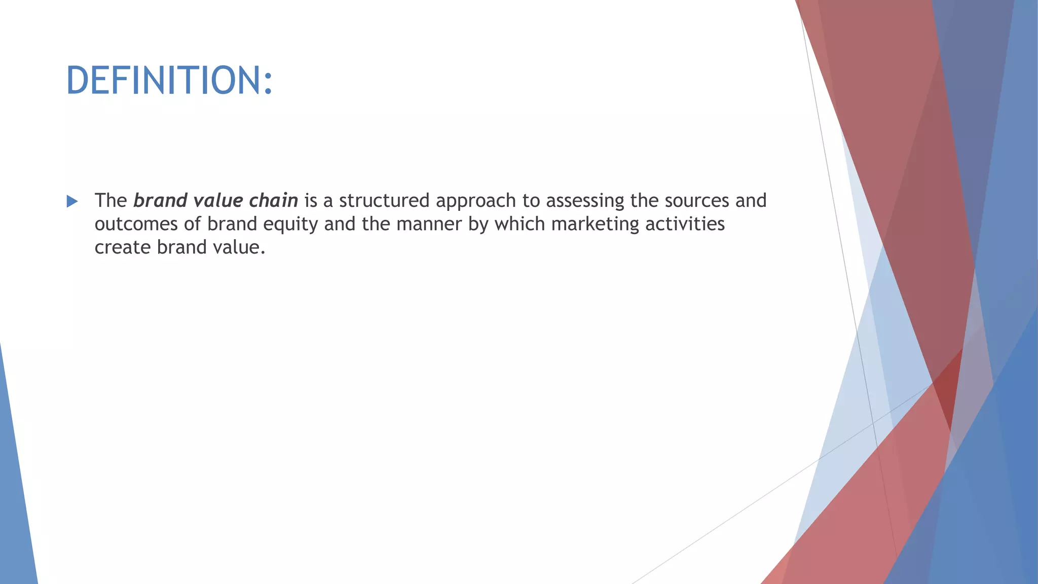 Brand Value Chain - Marketing Management | PPTX