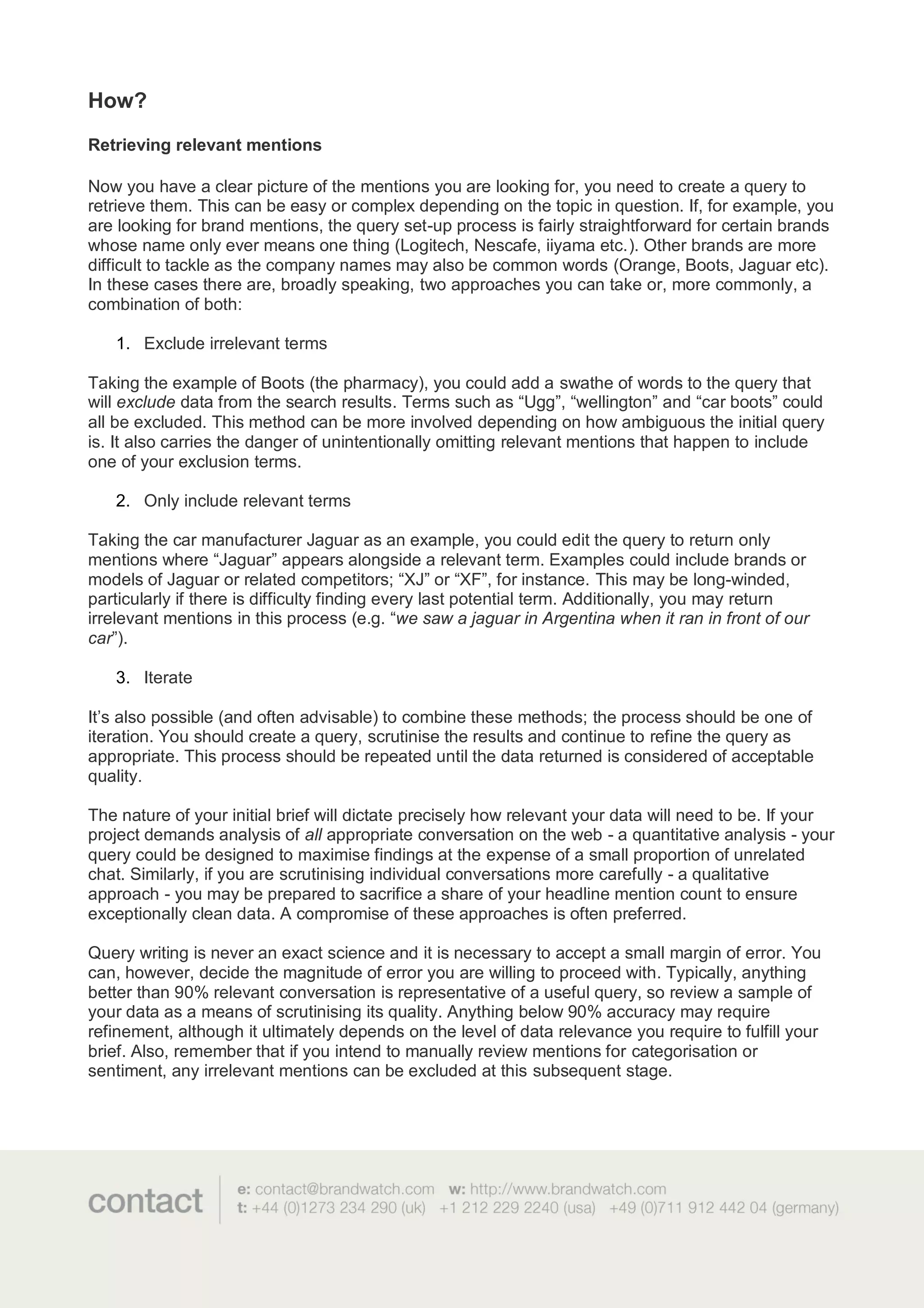 How to Write an Effective Social Media Report | PDF