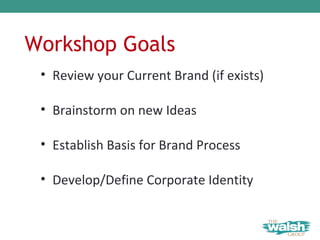 Brand Workshop Presentation | PPT