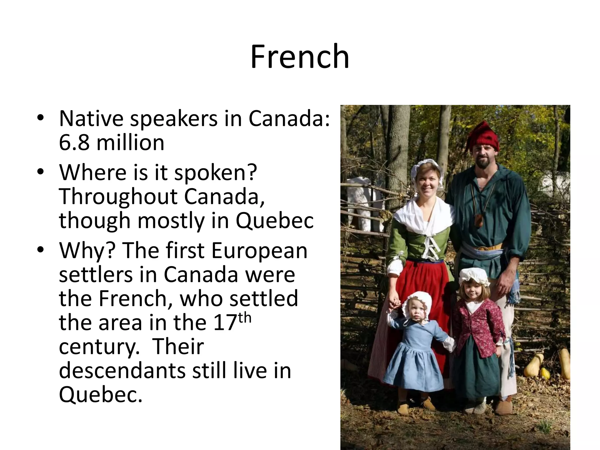 Languages of Canada by Asif Zamir | PPTX