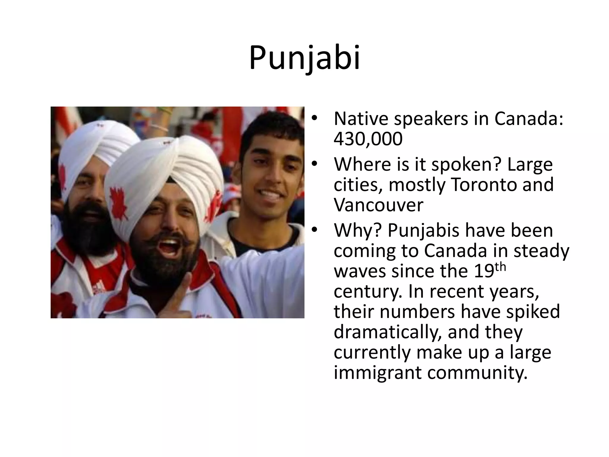 Languages of Canada by Asif Zamir | PPTX