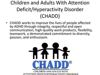 ADHD Organizations in America - Jala Pearson | PPT