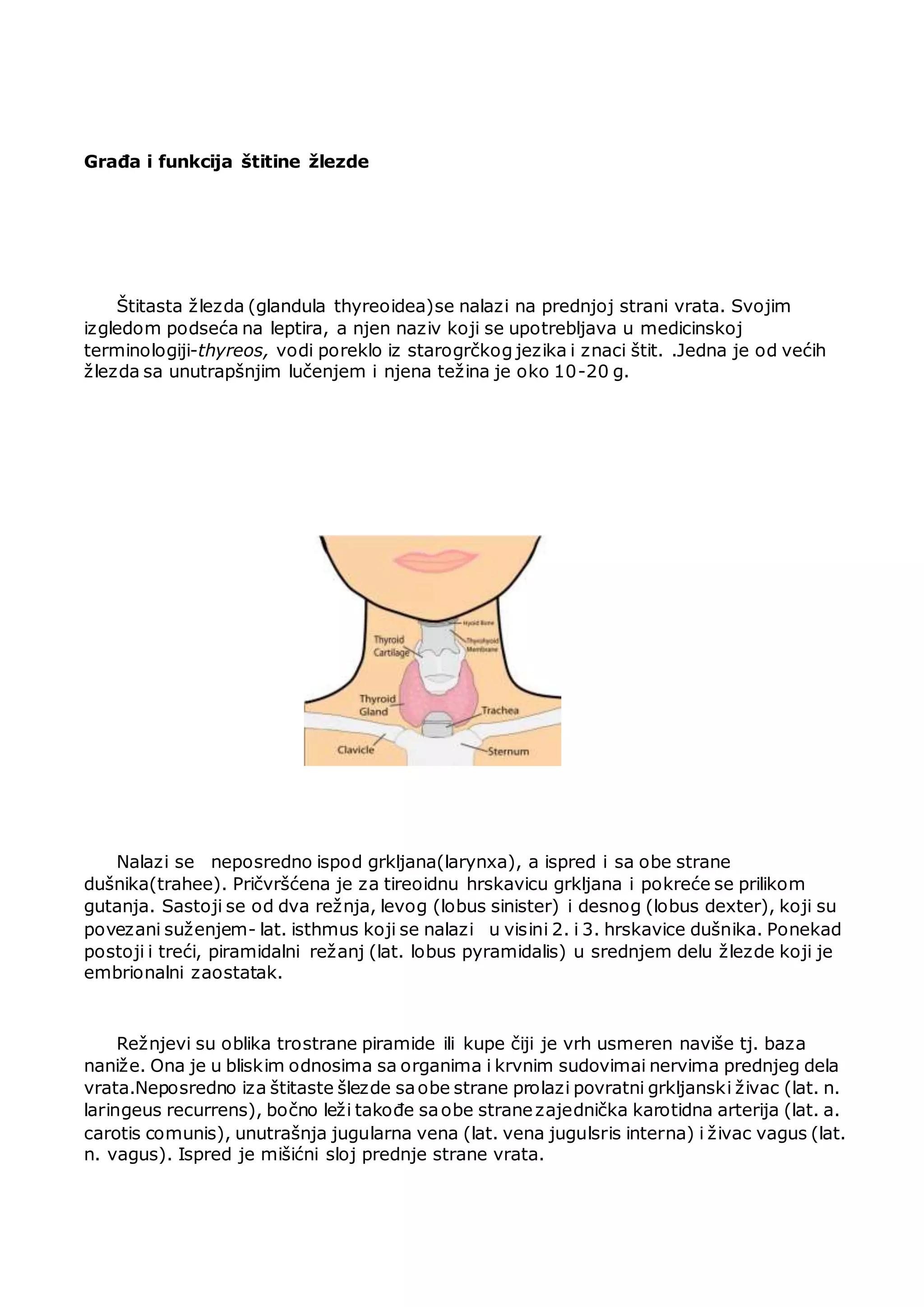 Hormoni štitne žlezde | DOCX