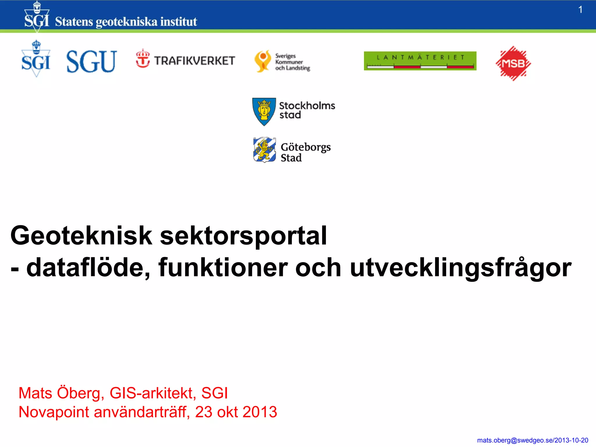 Branschens geotekniska arkiv och 3 d modellering av jordlagerföljd | PDF
