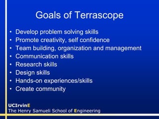 Promoting Creativity: The Terrascope Program - Rafael Bras | PPT