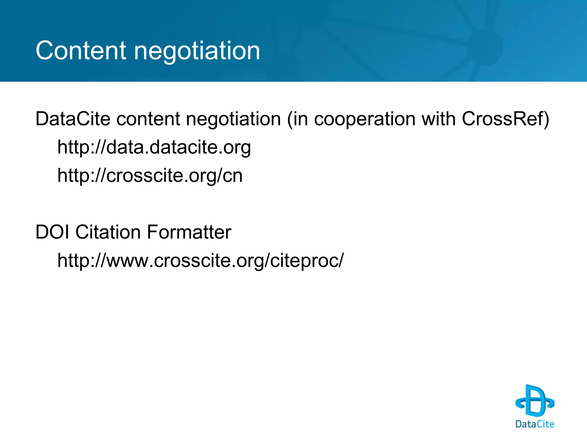 What is DataCite? | PPT