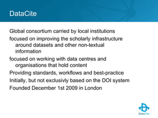 What is DataCite? | PPT