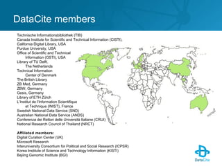 What is DataCite? | PPT