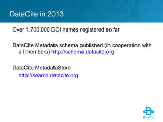 What is DataCite? | PPT