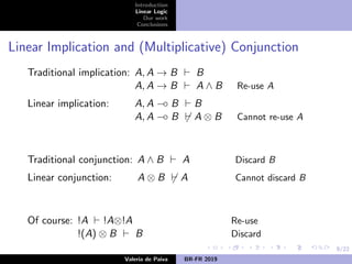 Benchmarking Linear Logic Proofs, Valeria de Paiva | PDF