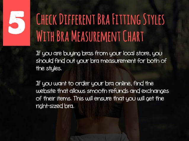 Bra Size Chart: How To Correctly Measure Your Breast Size | PPT