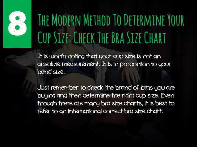 Bra Size Chart: How To Correctly Measure Your Breast Size | PPT