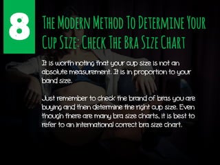 Bra Cup Size Chart For Men