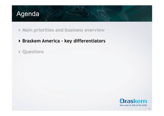 Braskem day braskem america presentation - carlos fadigas | PPT