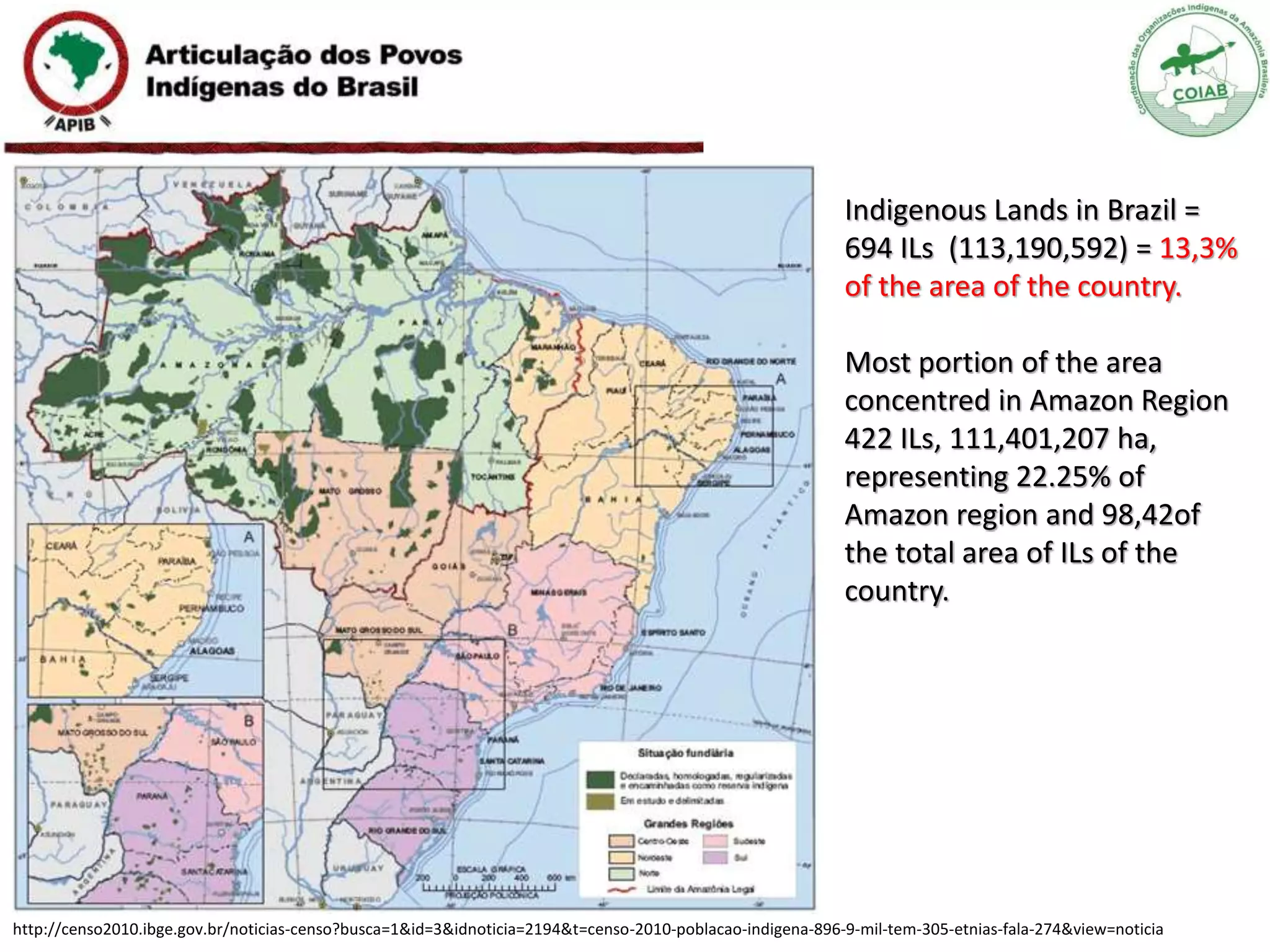 Strategies of Indigenous People of Brazil to guarantee their rights | PPTX