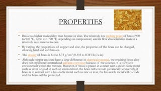 Brass An alloy | PPTX