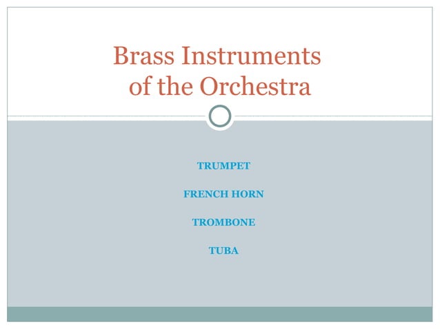Brass Instruments Final | PPT | Classical Music | Music