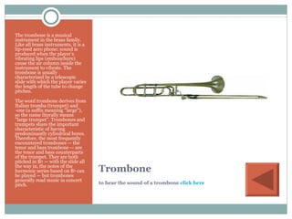 Brass Instruments Final | PPT | Classical Music | Music