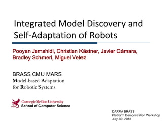 Integrated Model Discovery and Self-Adaptation of Robots | PPT