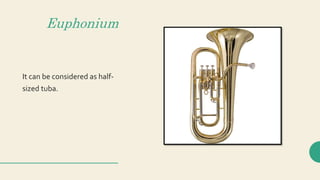 Brass Band Instruments | PPTX