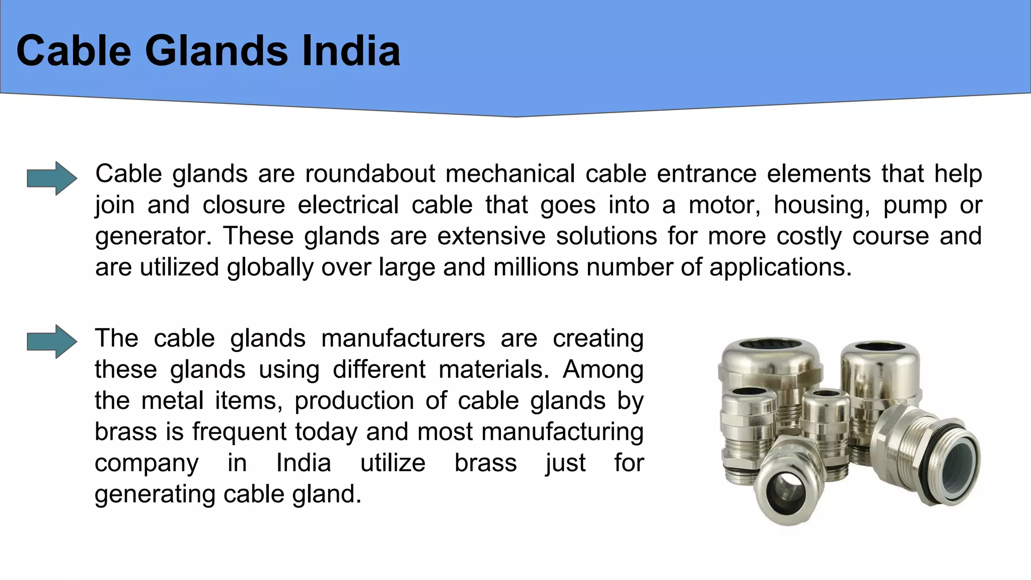 An Essential Information About Brass Cable Gland | PDF