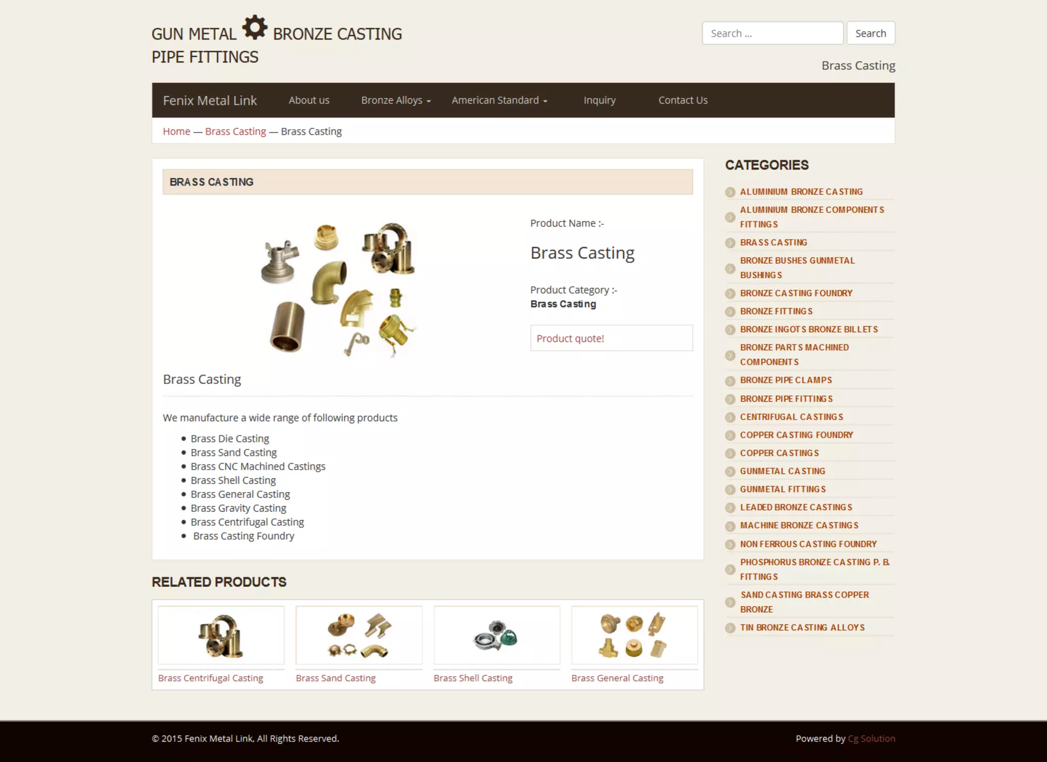 Brass casting | PDF