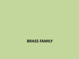 Brass family | PPT
