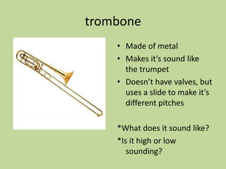 Brass family | PPT