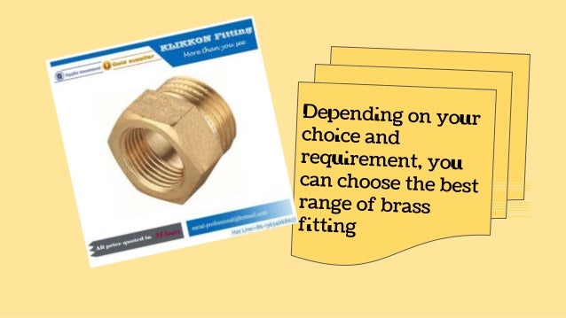 Brass fittings manufacturer offers complete fittings solutions