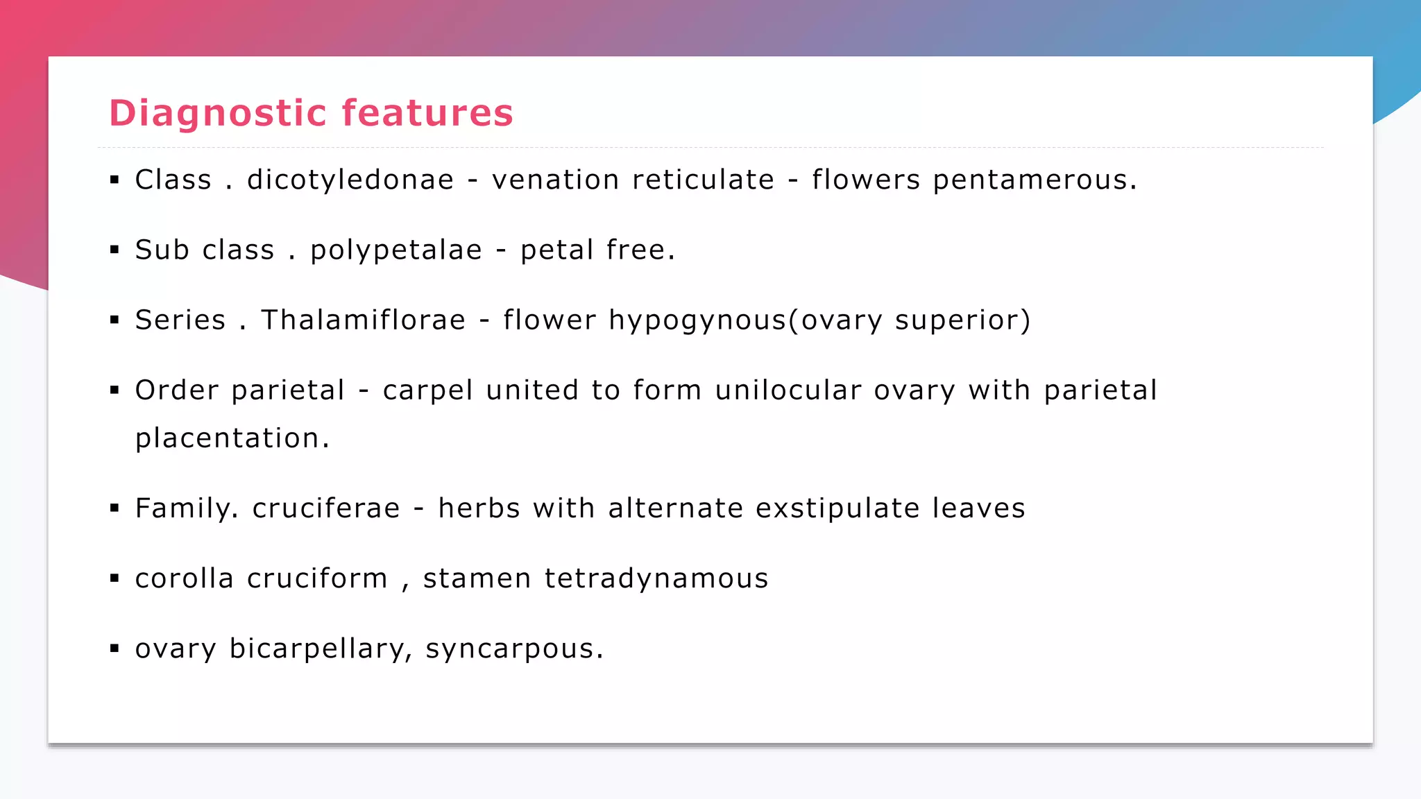 Brassicaceae family (BRASSICACEAE) | PPTX