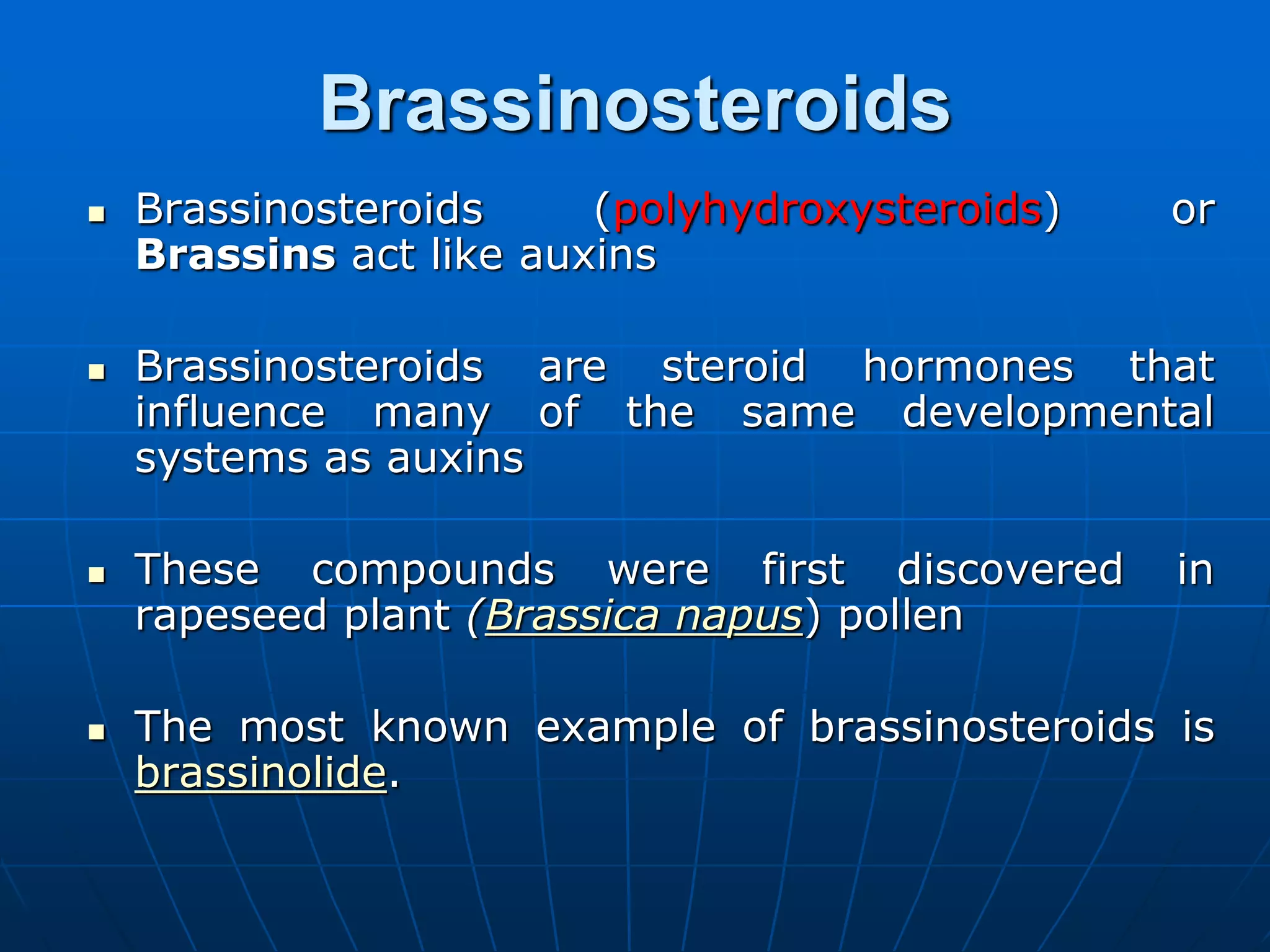 Brassinosteroids | PPTX