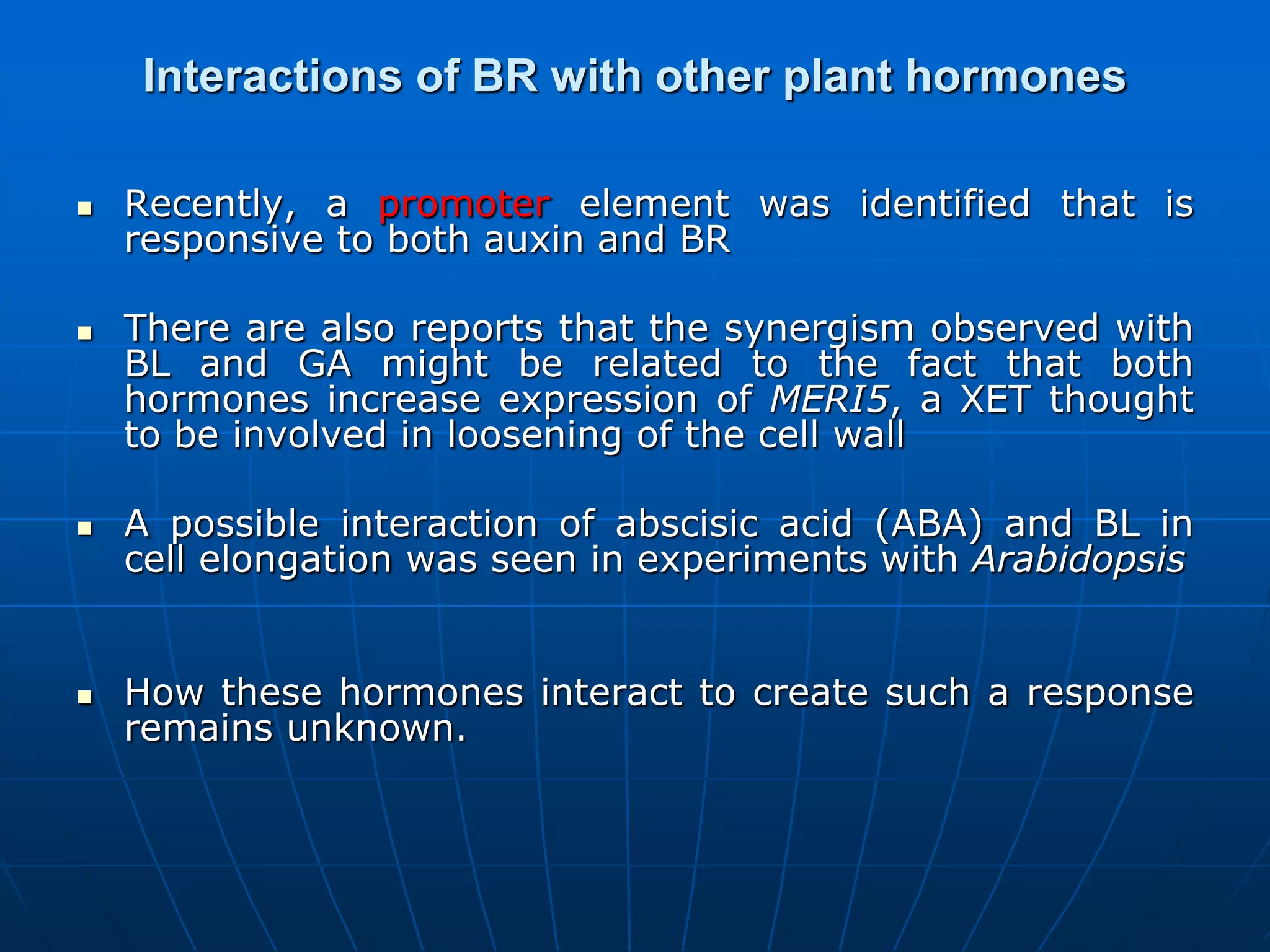 Brassinosteroids | PPTX